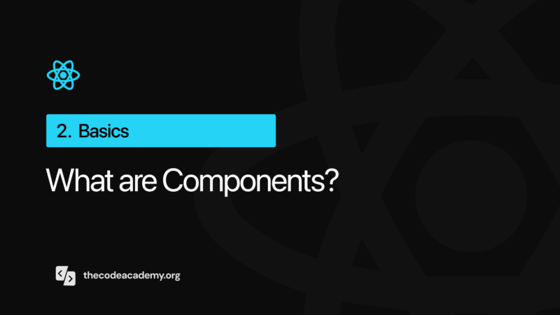 What Are Components In React How To Create And Use Them Thecodeacademy